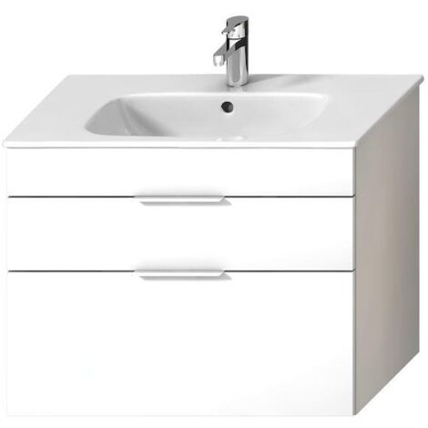 Jika Deep - Meuble avec lavabo, 780x418x607 mm, blanc H41J6154023001