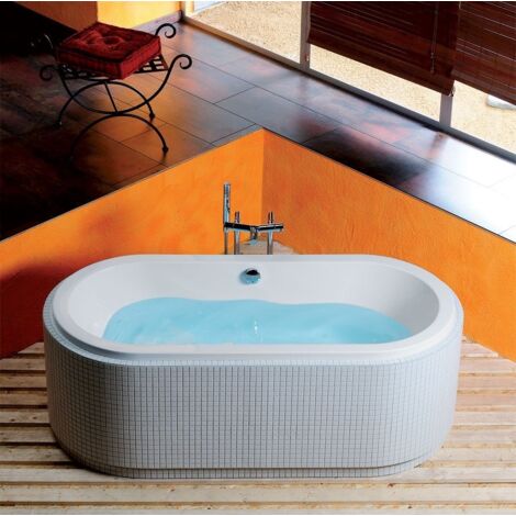 VIVA O Bain ovale 175x80x47cm, Blanc