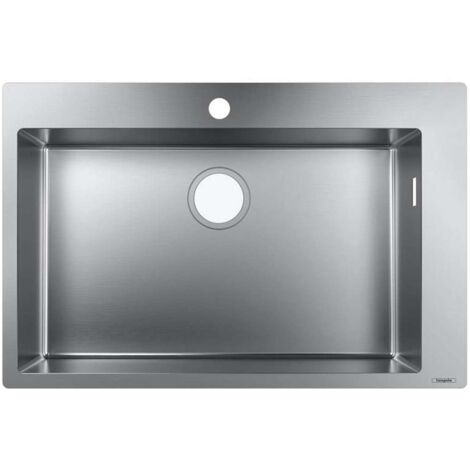 Hansgrohe Éviers - Evier encastré S711-F660, inox 43302800