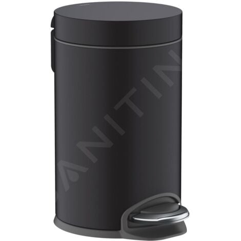 Hansgrohe AddStoris - Poubelle 3 l, Soft Close, noir mat 41775670