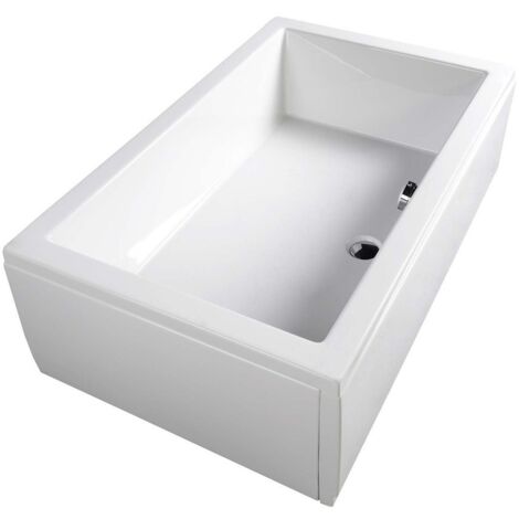 DEEP Rectangle Shower Tray avec Support. Cadre 120x90x26cm, Blanc