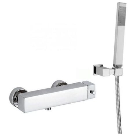Paffoni Level - Set de douche avec robinetterie, chrome LEA168DCR