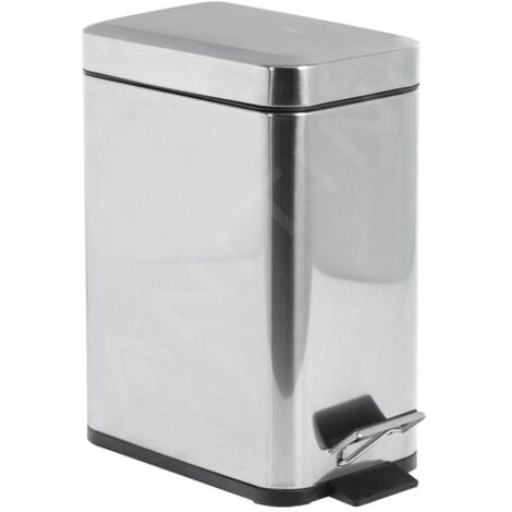 Aqualine Simple Line - Poubelle, 5l, inox GAQ005