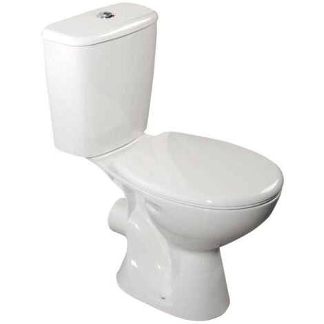 Aqualine Juan WC - WC combi, sortie arrière, blanc LC2154