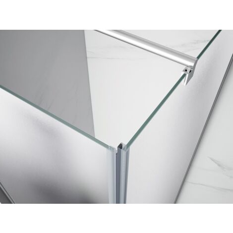 PILOT Shower Enclosure, carré, 1000x1000 mm, verre brique