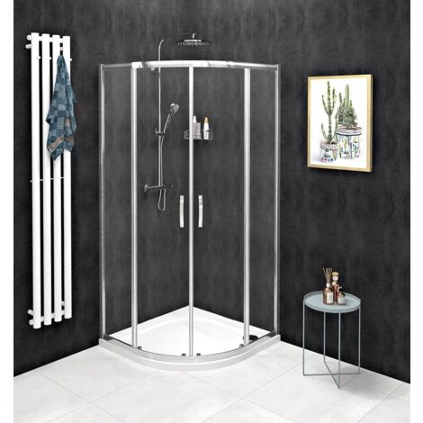 SIGMA SIMPLY Quadrant Shower Enclosure 800x800mm, R550, verre clair