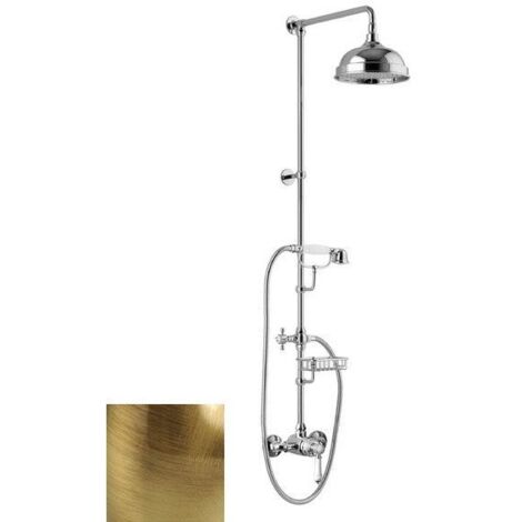 VIENNA Set de douche inc Mixer Tap +Soap R. Holder, 1291mm, bronze