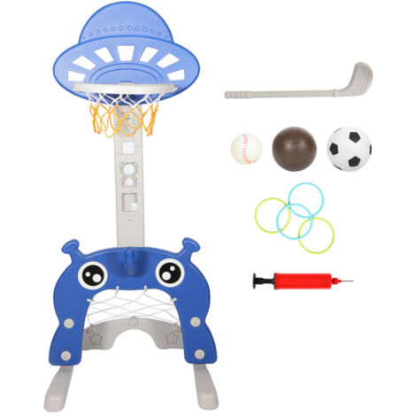 SWANEW Set di canestri per bambini - 4 in 1, canestro per bambini ...