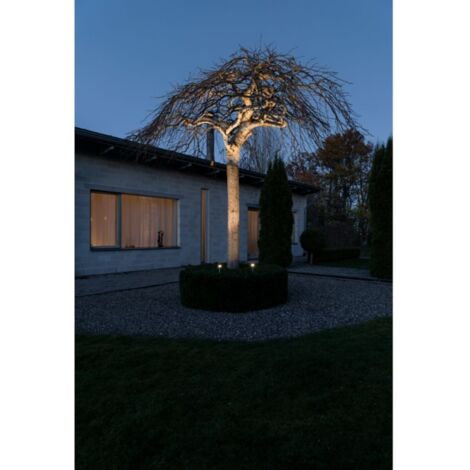Spot de jardin LED Monza Uplight 107cm gris métallisé - 7965-000