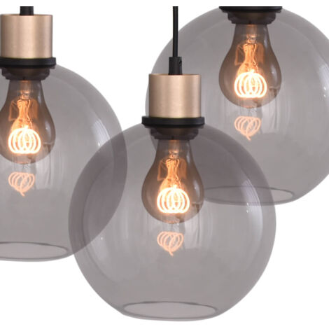 Lampe suspendue ovale Lazise Oval 6x Ø 20cm doré - 2644-05-02-130-50620