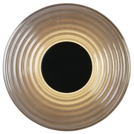 Applique murale Cleo verre noir et fumé - 32210SM