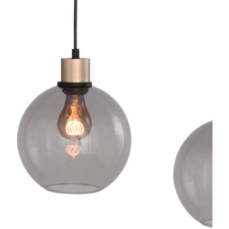 Lampe suspendue ovale Lazise Oval 4x Ø 20cm doré - 2644-05-02-100-40420