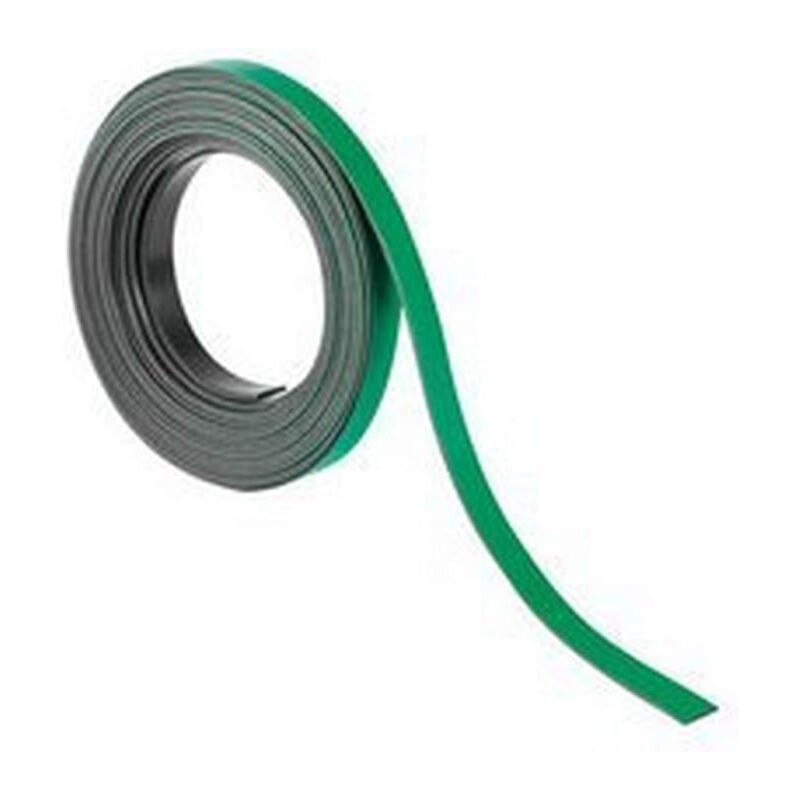 Ruban Magnétique Nobo Vert - 5mm x 2m