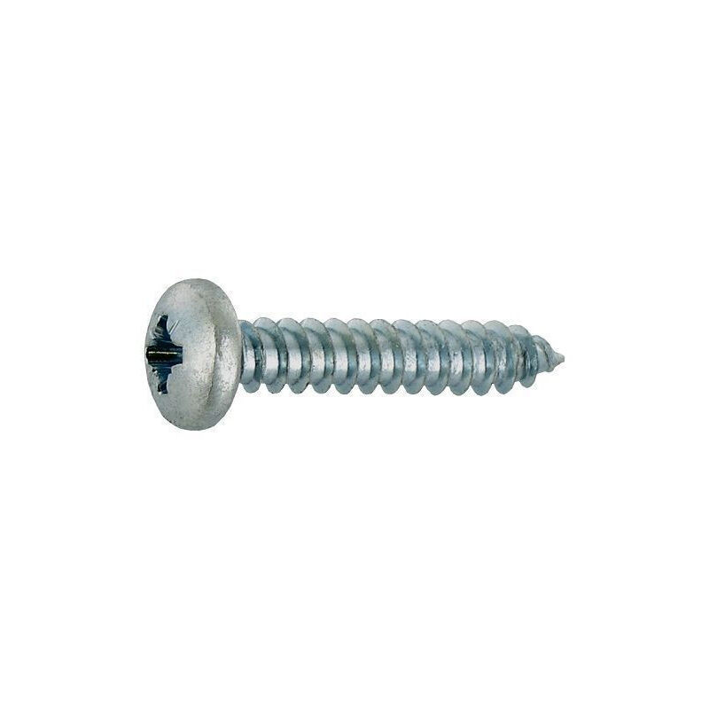 Vis tôle tête cylindrique acier zingué 4,8x19 INVENTIV
