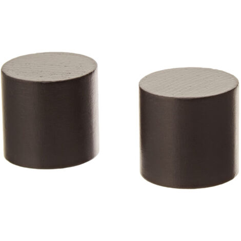Embouts Tringle Rideaux ATELIERS 28 - Noir (Lot 2)