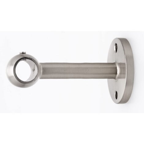 Support Mural Tringle à Rideaux Ateliers 28 - Chrome Mat