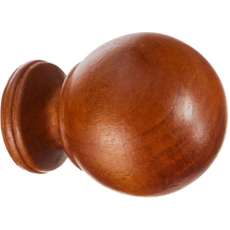 Embout Tringle Rideaux Merisier Ateliers 28 D35