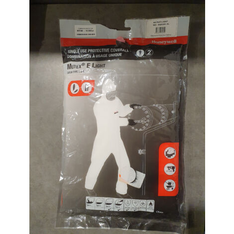 Combinaison Mutex® E Light Honeywell XL - Protection Type 5/6