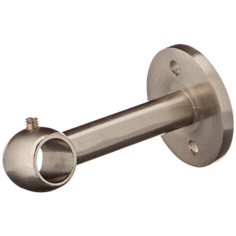 Support Mural Tringle à Rideaux ATELIERS 28 Nickel Mat