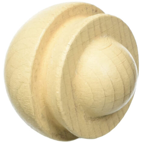 Embout Tringle Rideaux Bois Beige - Ateliers 28