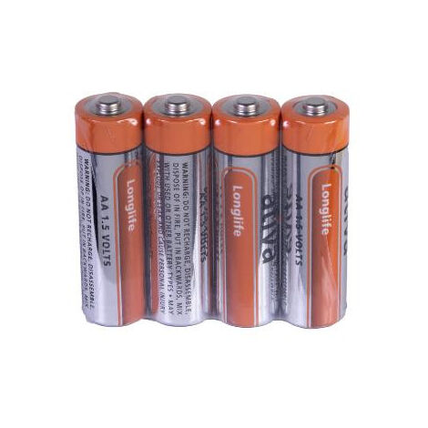 Piles Ativa Longlife AA LR06 1.5V - Pack de 4