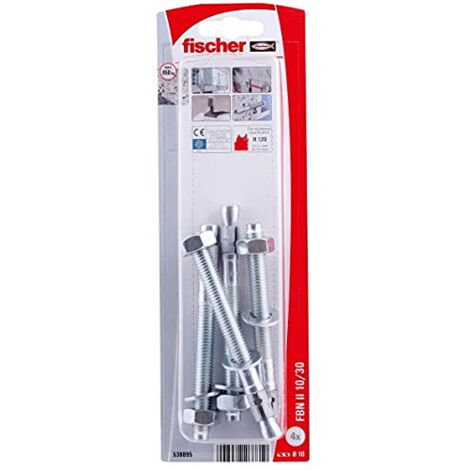 Fischer FBN II Chevilles de Fixation 1030 Multicolores