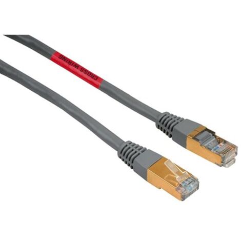 Hama Câble réseau CAT 5 croisé STP, fiche RJ45 mâle-mâle, 3,00 m