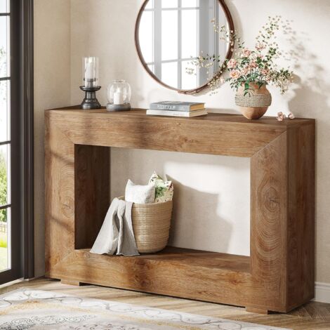 Tribesigns Console Table, 120 x 30 x 83.5 cm, Side Table, Hallway Table ...
