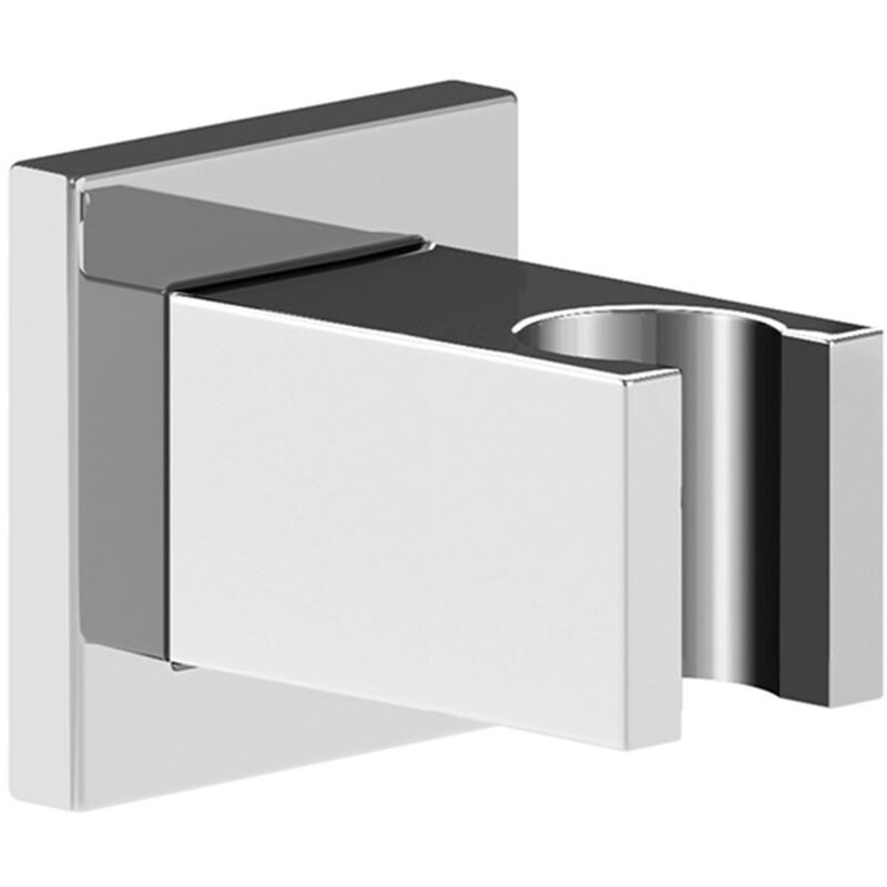 Support de douchette fixe mural - ROCA Options : Carré - chrome