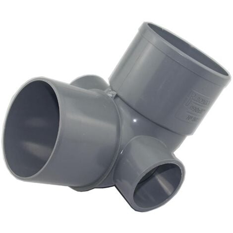 Coude en PVC avec double emboîtement RE-802 I