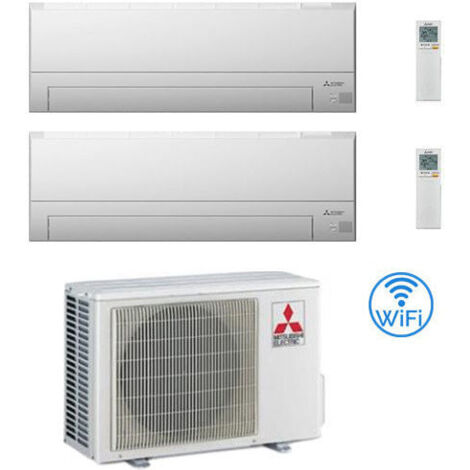 Mitsubishi MSZ-BT Wifi R32 Dual Split Inverter Klimaanlage 7000 + 7000 ...