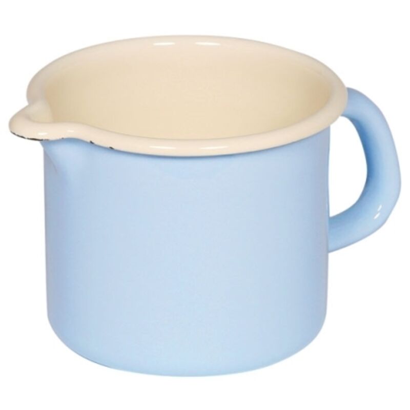 Riess Pot à bec Ø9cm 0,5 litre Classic bleu pastel émail