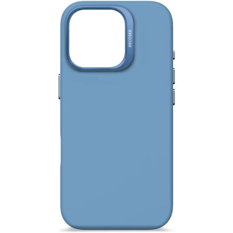 Decoded Silicone Case, Cover, Apple, iPhone 16 Pro, 16 cm (6.3"), Blau