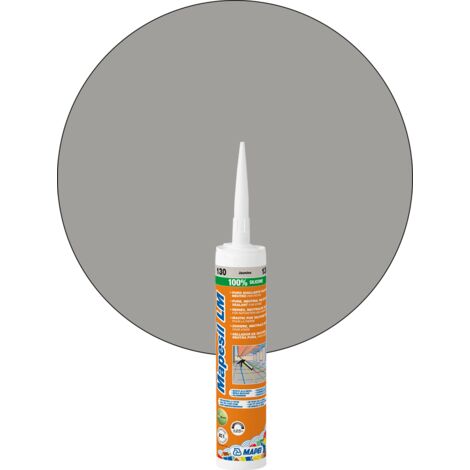 MAPESIL LM 310ml Mastic façade et pierre MAPEI - 112 Gris moyen