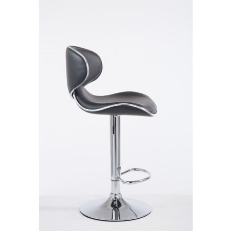 Taburete de bar silla de bar regulable en altura con reposapiés en ...