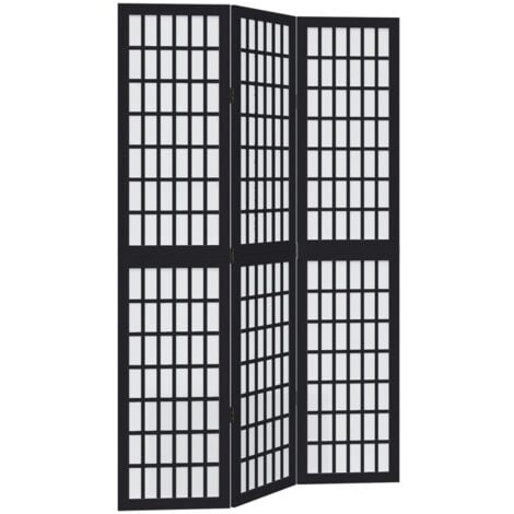 Biombo separador de ambientes tabique de 3 paneles en madera de ...