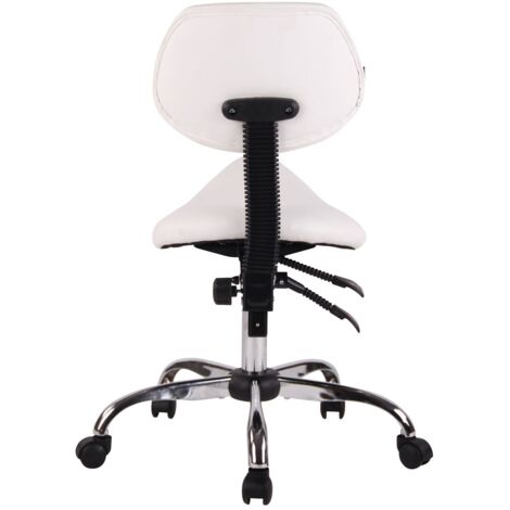 Taburete de trabajo con asiento en forma de silla de caballo regulable ...