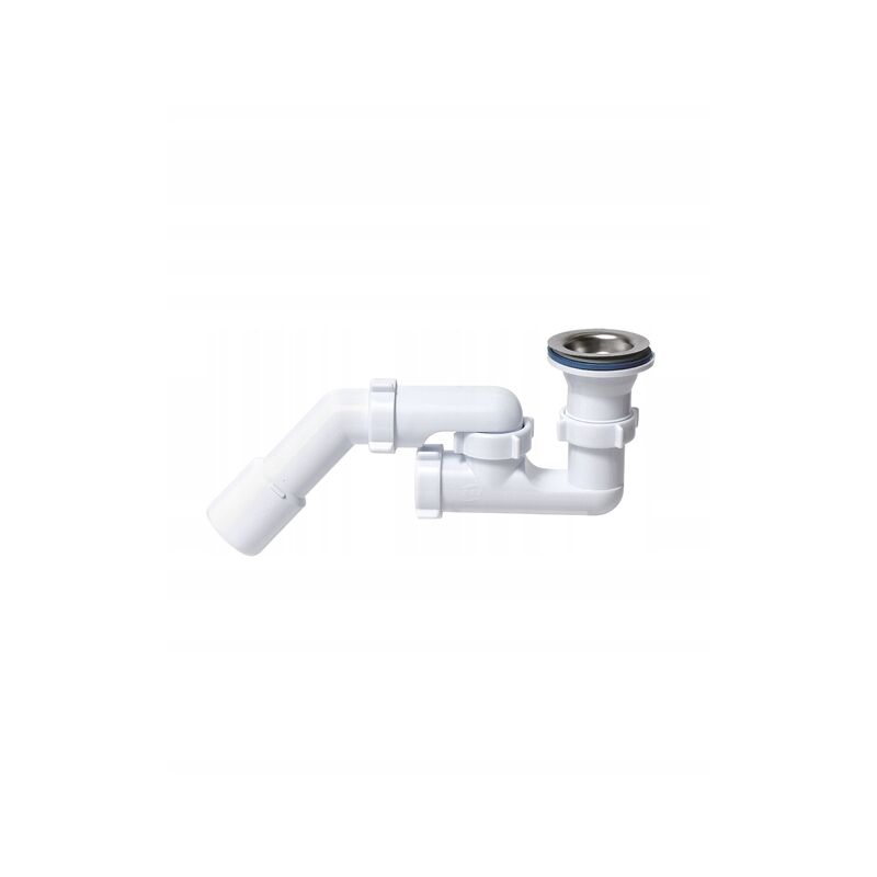 Siphon de douche avec crépine métallique fi40