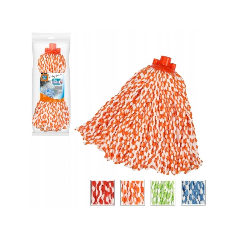 Insert de balai à franges en microfibre douce