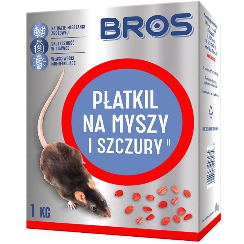 Flocons anti-rats et souris 1 kg - BR 1772