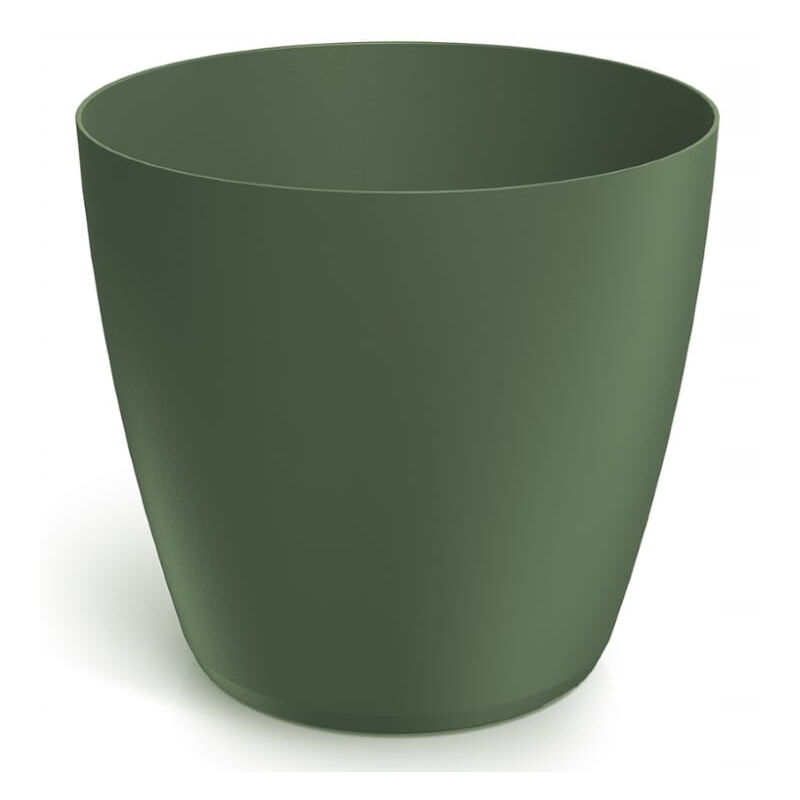 Pot de fleurs en plastique vert foncé 11,9 x 10,9 cm avec couvercle ...