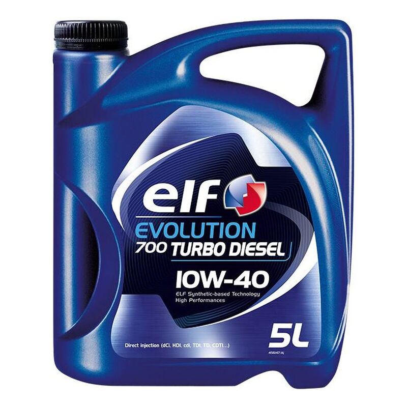 Huile ELF 10W40 5L EVOLUTION 700 TURBO DIESEL / A3/B4 / 229.1 / 501.01 505.00