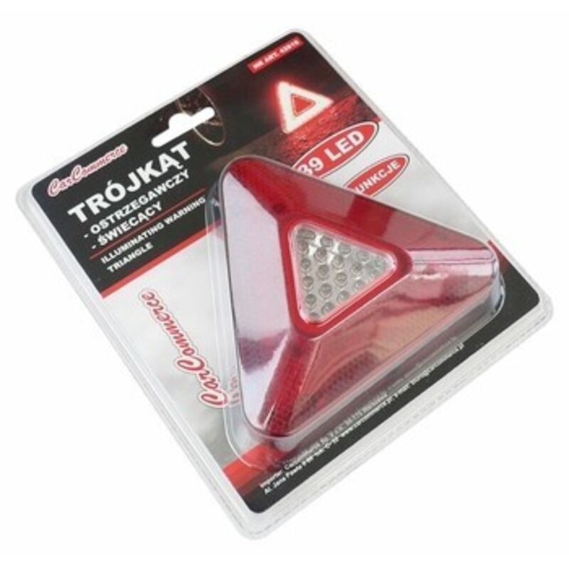 Triangle de signalisation lumineux