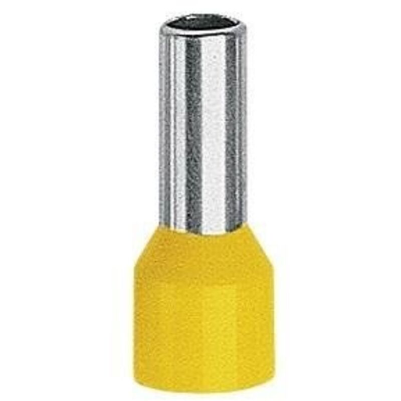 Borne à embout (isolation jaune)