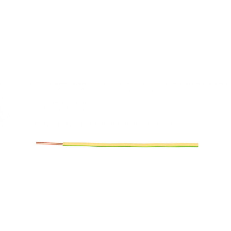 Câble d'installation H05V-U (DY) 2,5 jaune-vert /100 m/