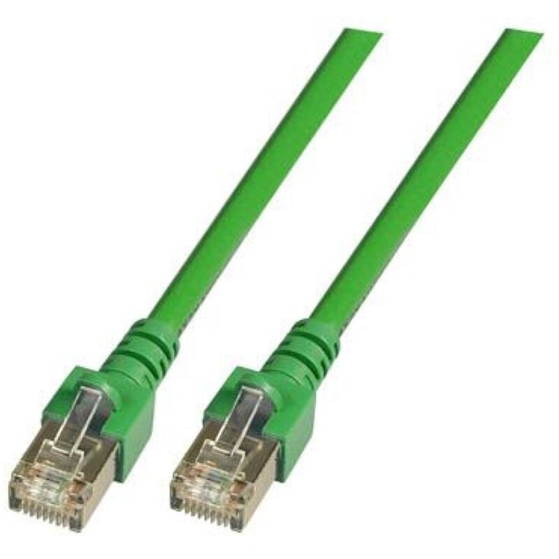 Cordon de raccordement RJ45 SF/UTP cat. 5e PVC CCA vert 5 m