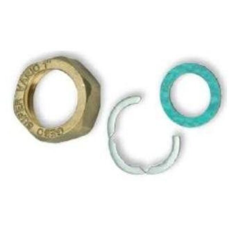 Écrou en laiton GW 1 1/2 pouce avec joint plat klingerit et bague en ...