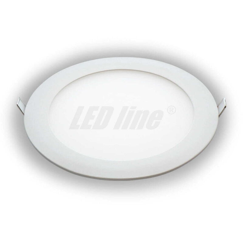 Spot LED encastrable rond 12 W avec transformateur, blanc neutre 230 V ...