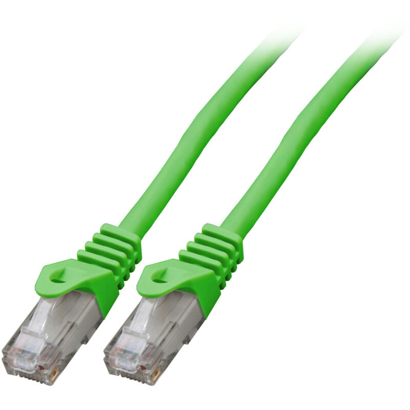 Cordon de raccordement RJ45 U/UTP cat. 6 LSZH CCA vert 2 m