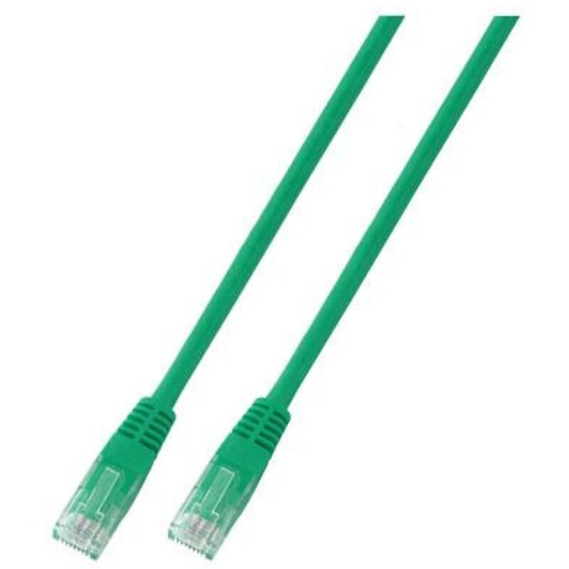 Cordon de raccordement RJ45 U/UTP cat. 6 PVC CCA vert 2 m